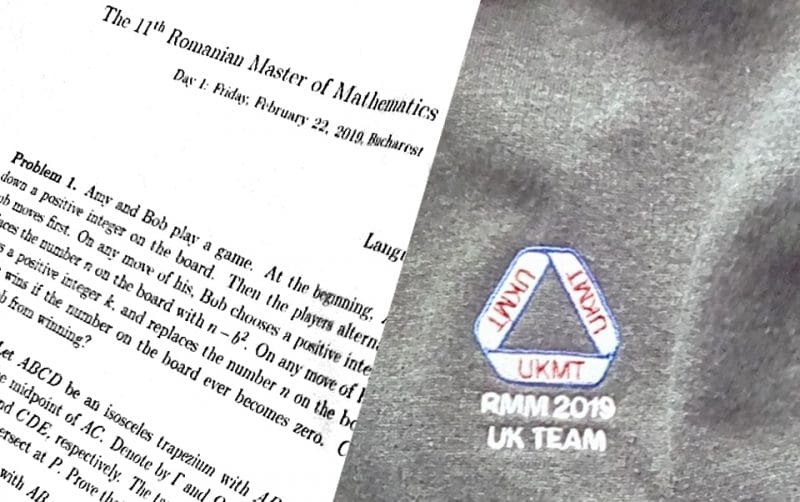 The Romanian Master of Mathematics Competition 2019 by Tommy Walker ...